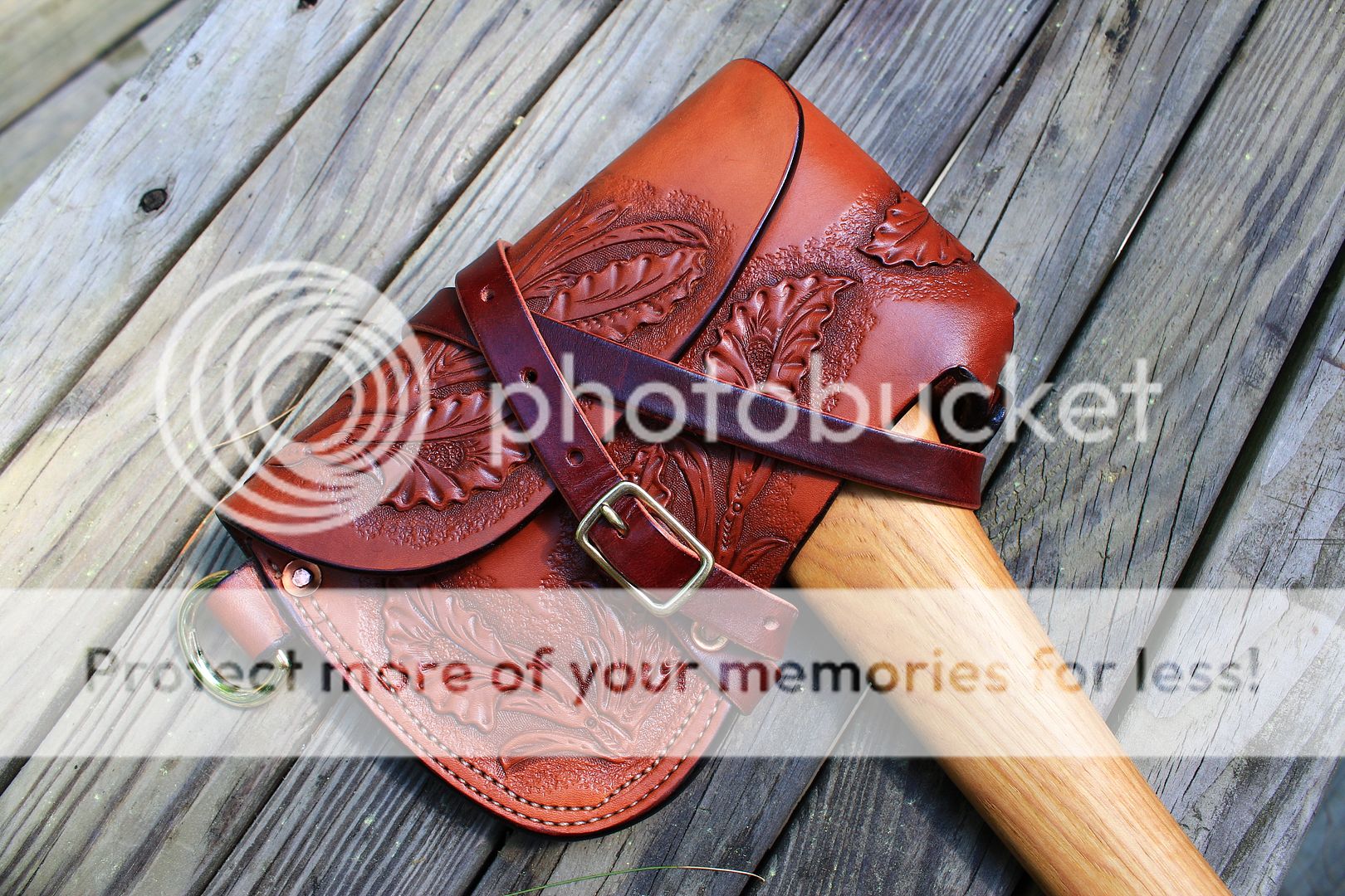 Custom Axe Sheath Just In From OutLaw Saddlery | BladeForums.com