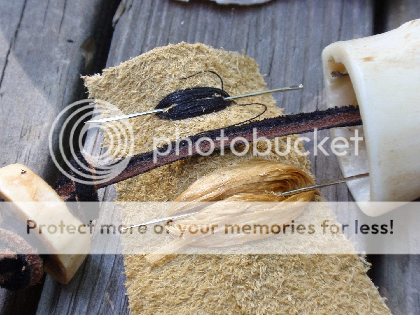 Sami sewing kit, made from deer leg bone | BladeForums.com