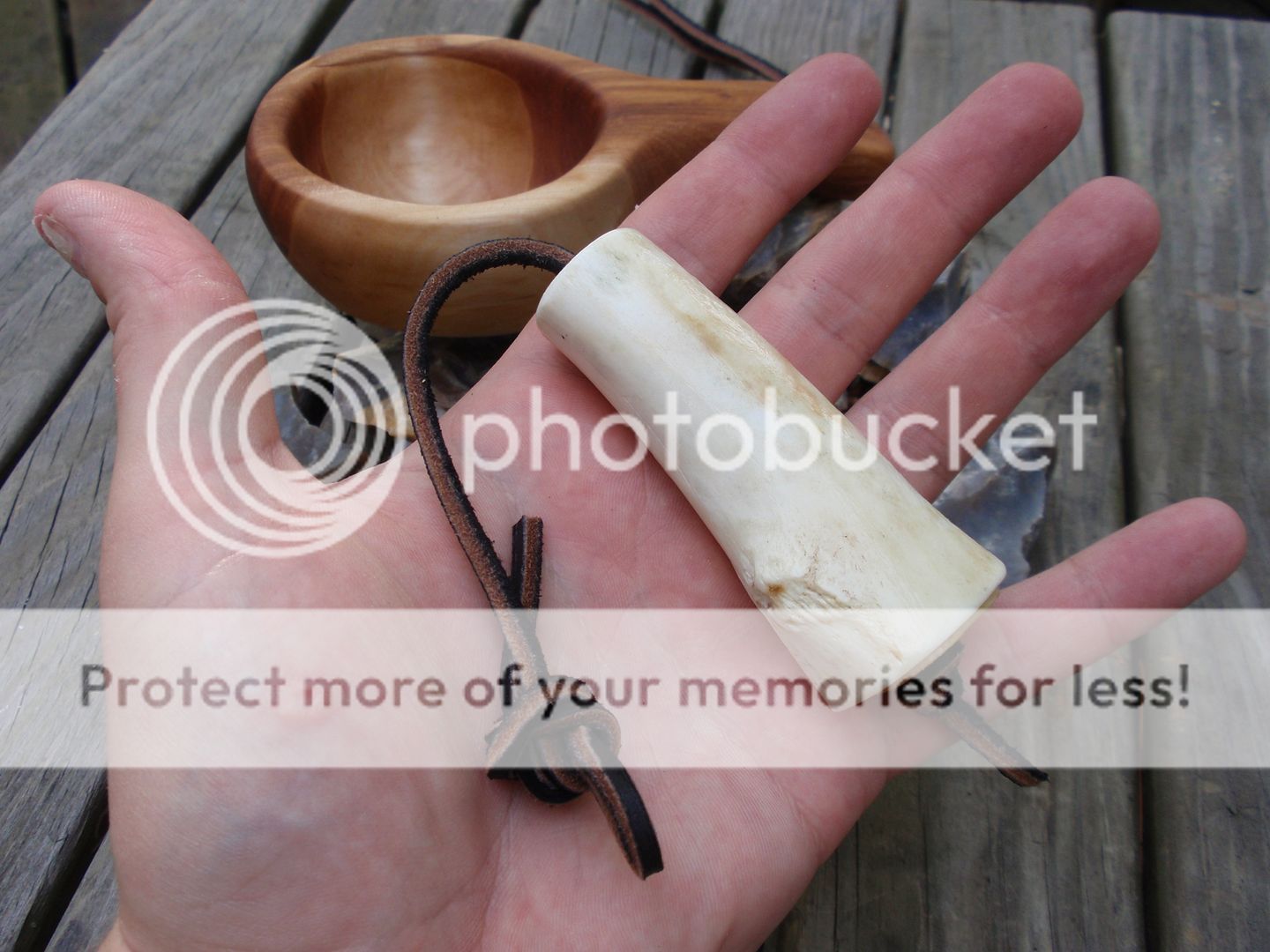 Sami sewing kit, made from deer leg bone | BladeForums.com