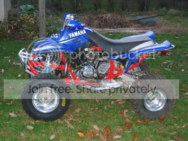 red frame blue plastics??? | Yamaha Raptor 350 ATV & Warrior Quad Forum